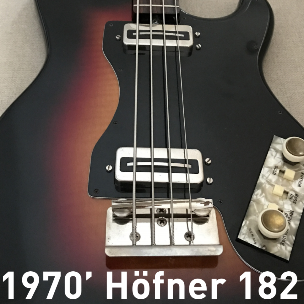 1970´ Höfner – 182 - Bajos y Bajistas